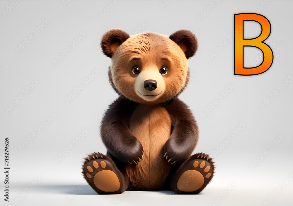 English alphabet with animal. Animal alphabet. Letters from A to Z ...