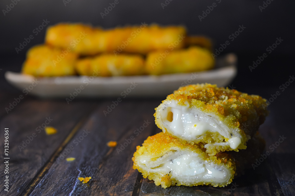 Foto de Risol mayo or mayonnaise risol. food containing boiled eggs ...