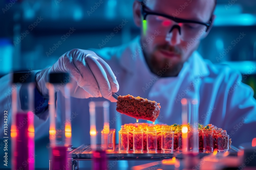 Delicious Vegan Meat Loaf Experiment Causes Vibrant Test Tubes To Blur ...