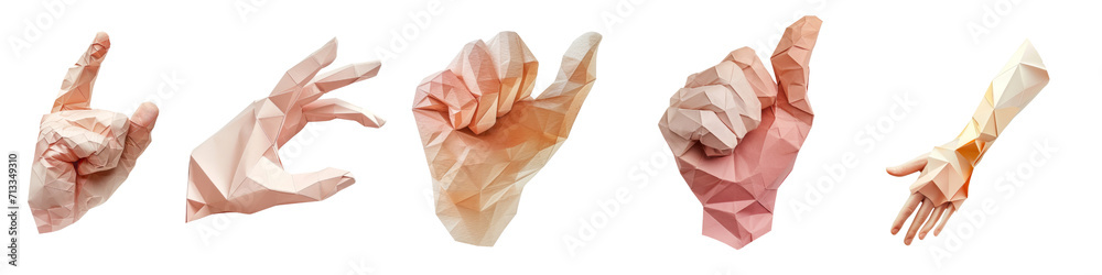 set of hand, hand collage paper texture, Rose gold, Bold and muted ...