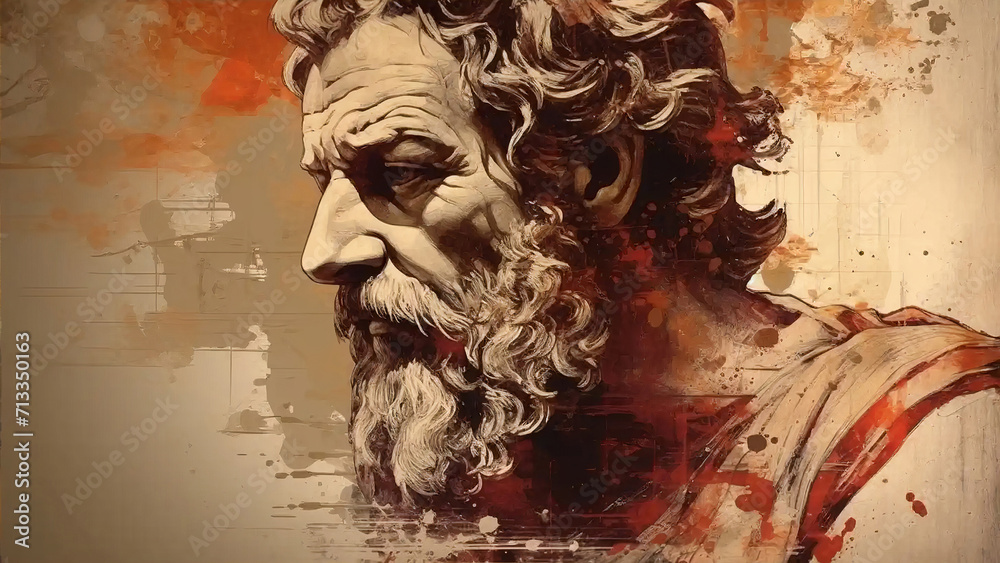 Stoicism-A Philosophical Tradition of Inner Peace and Wisdom Stock ...