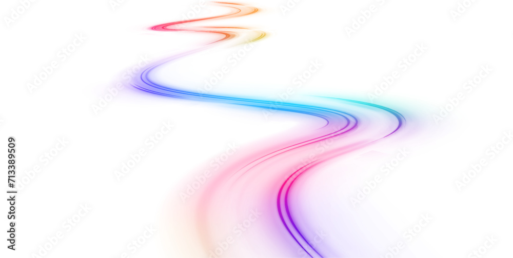 Vector png swirl trail effect. Abstract vector fire circles, sparkling ...