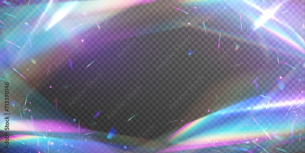 Abstract color light effect background with sparks. Rainbow colorful ...