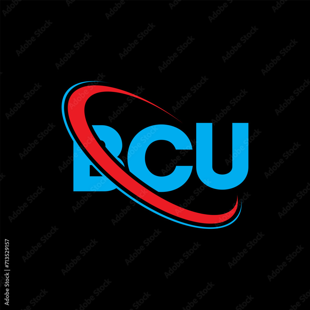 BCU logo. BCU letter. BCU letter logo design. Initials BCU logo linked ...