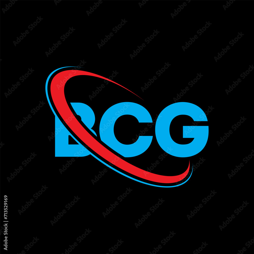 BCG logo. BCG letter. BCG letter logo design. Intitials BCG logo linked with circle and ...