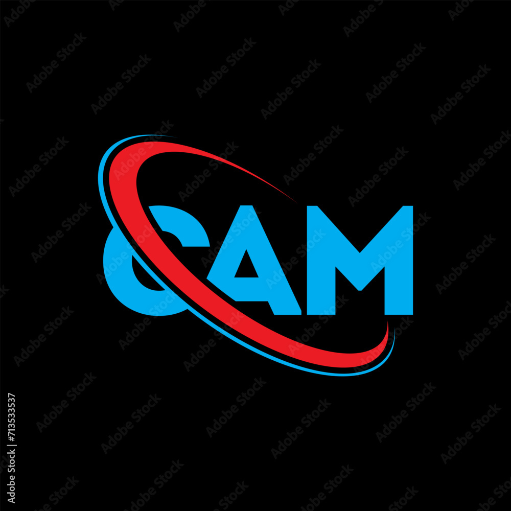 CAM logo. CAM letter. CAM letter logo design. Intitials CAM logo linked ...