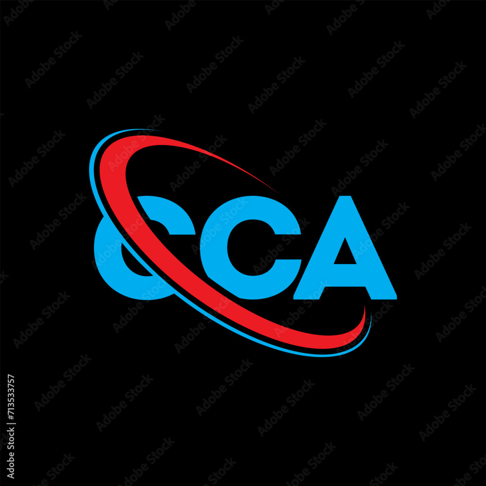 CCA logo. CCA letter. CCA letter logo design. Intitials CCA logo linked ...