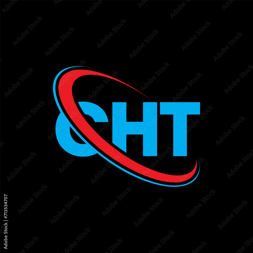 CHT logo. CHT letter. CHT letter logo design. Initials CHT logo linked ...