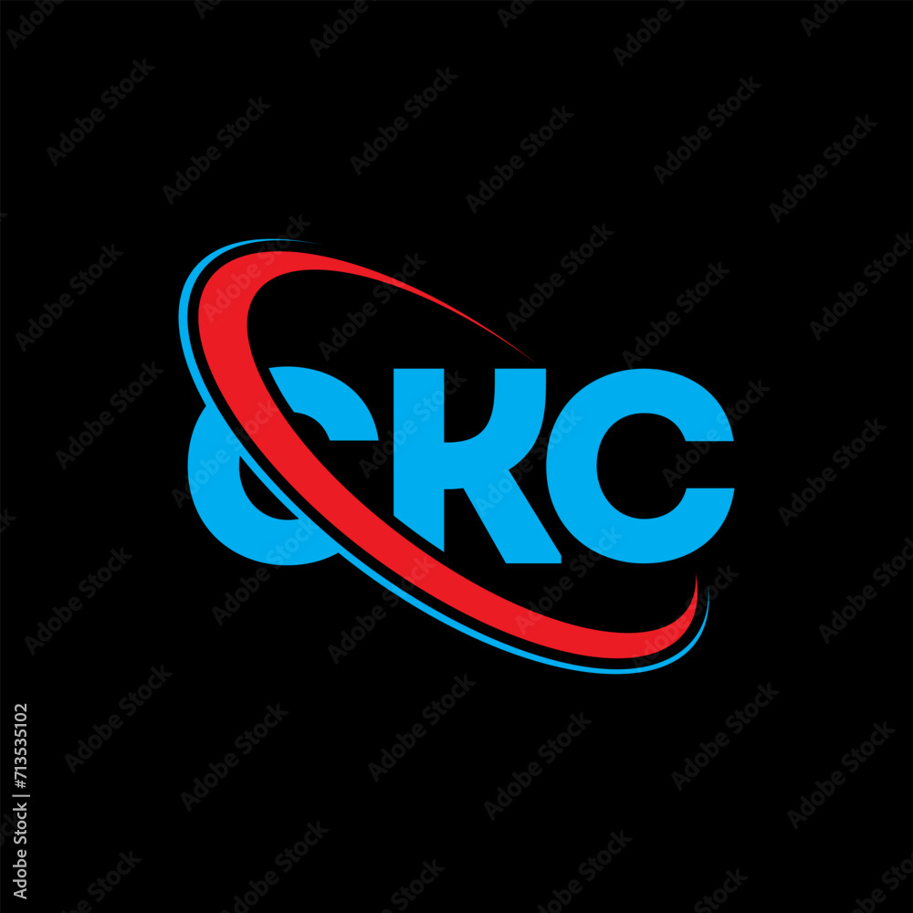 CKC logo. CKC letter. CKC letter logo design. Initials CKC logo linked ...