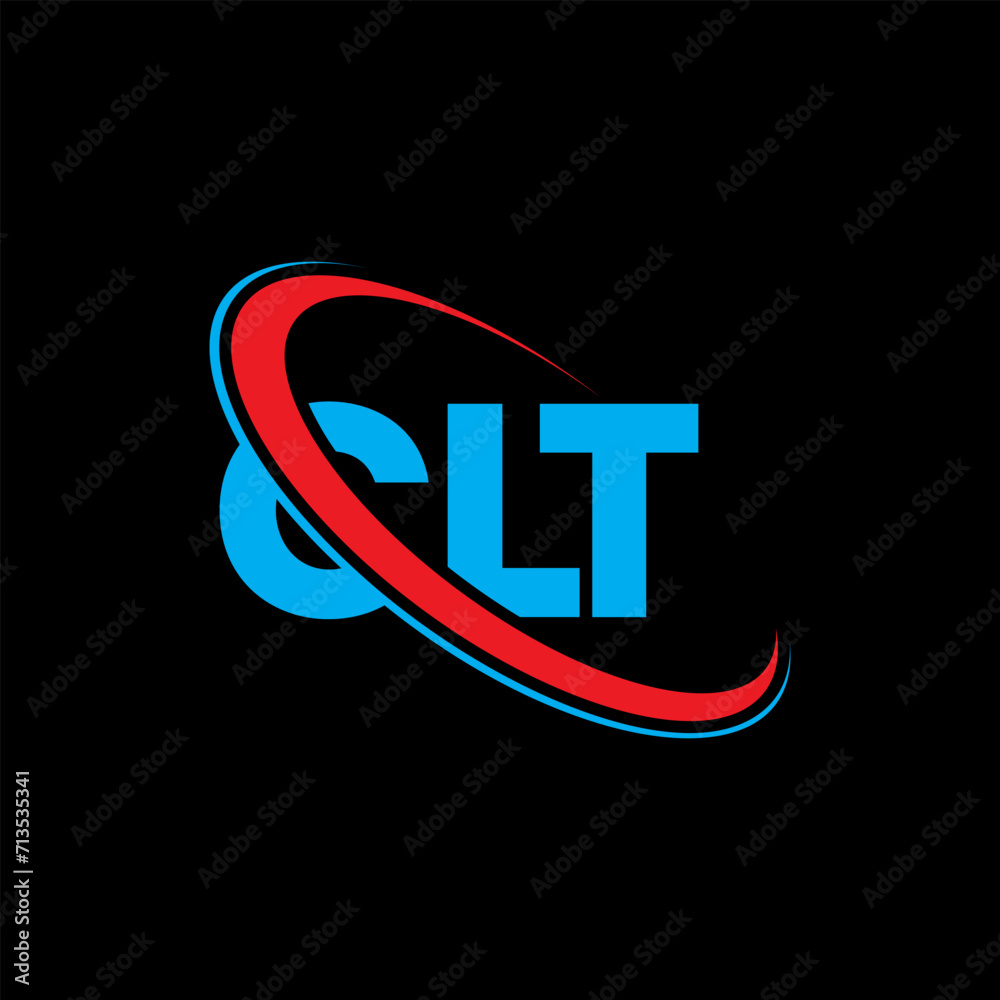 CLT logo. CLT letter. CLT letter logo design. Initials CLT logo linked ...