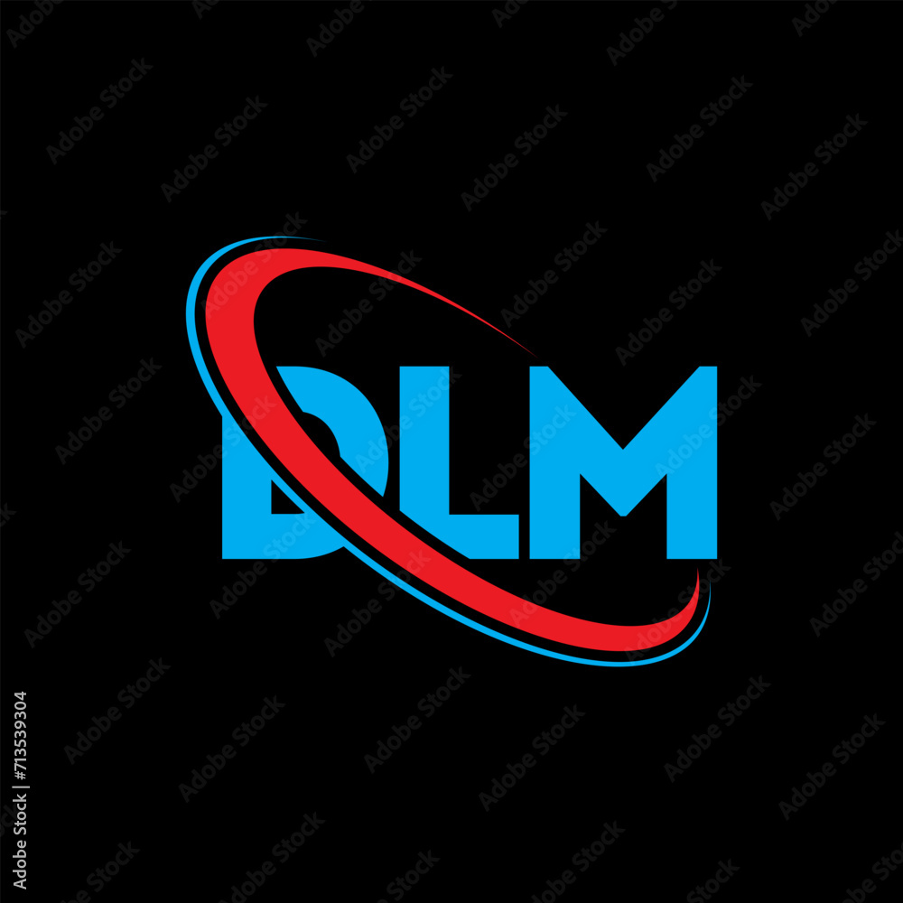 DLM logo. DLM letter. DLM letter logo design. Initials DLM logo linked ...