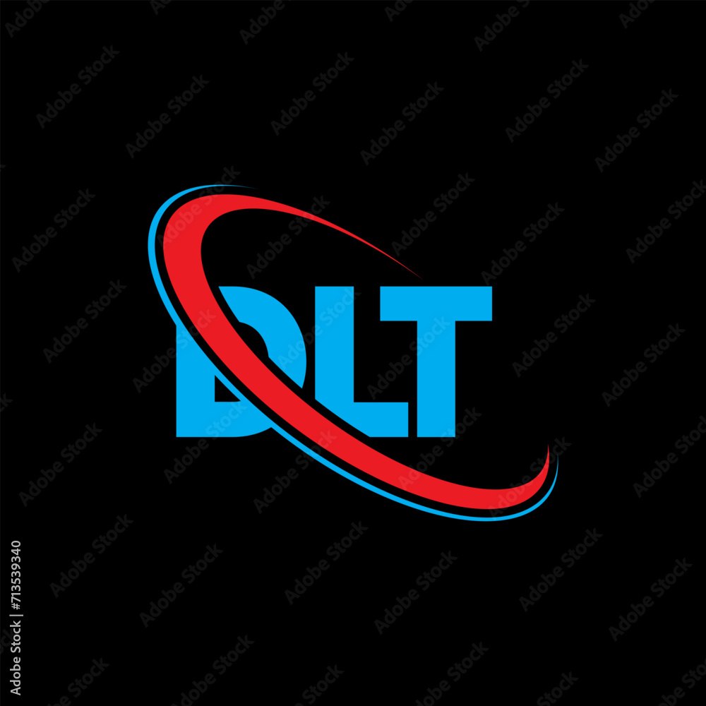 DLT logo. DLT letter. DLT letter logo design. Initials DLT logo linked ...