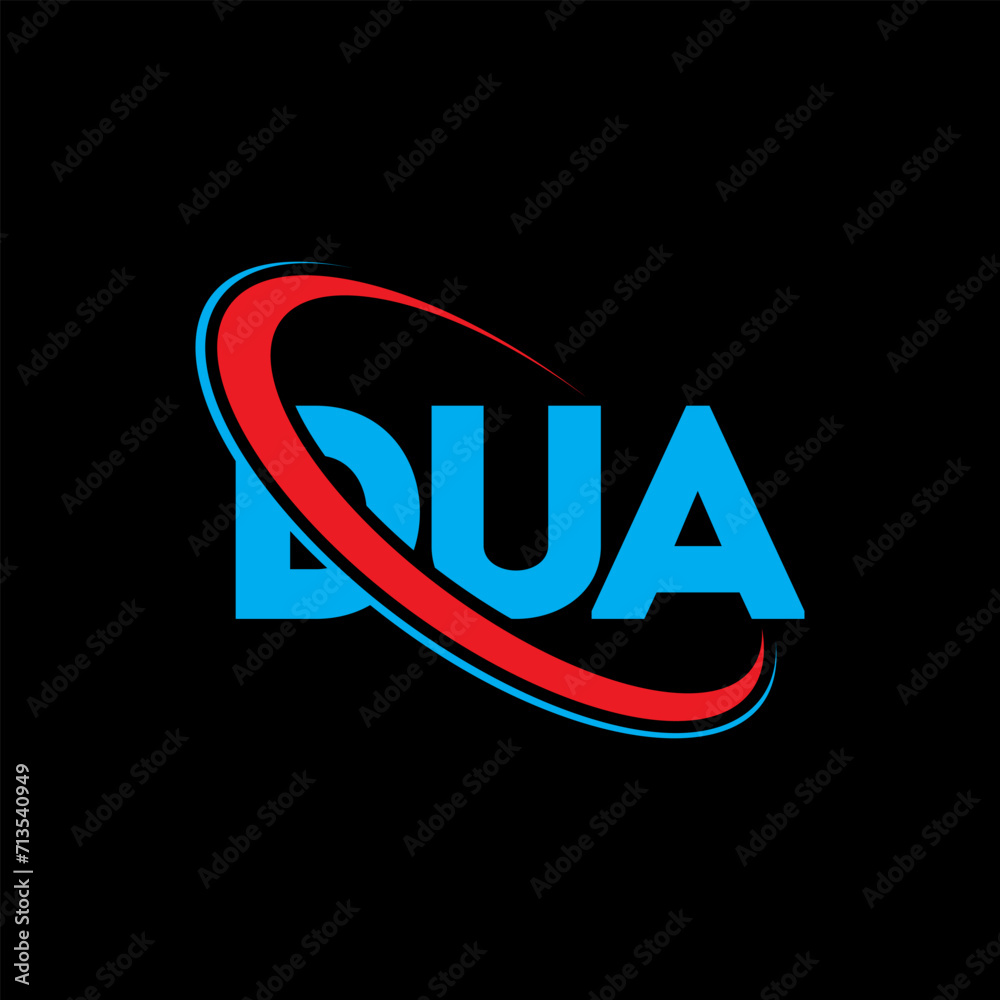 DUA logo. DUA letter. DUA letter logo design. Initials DUA logo linked ...