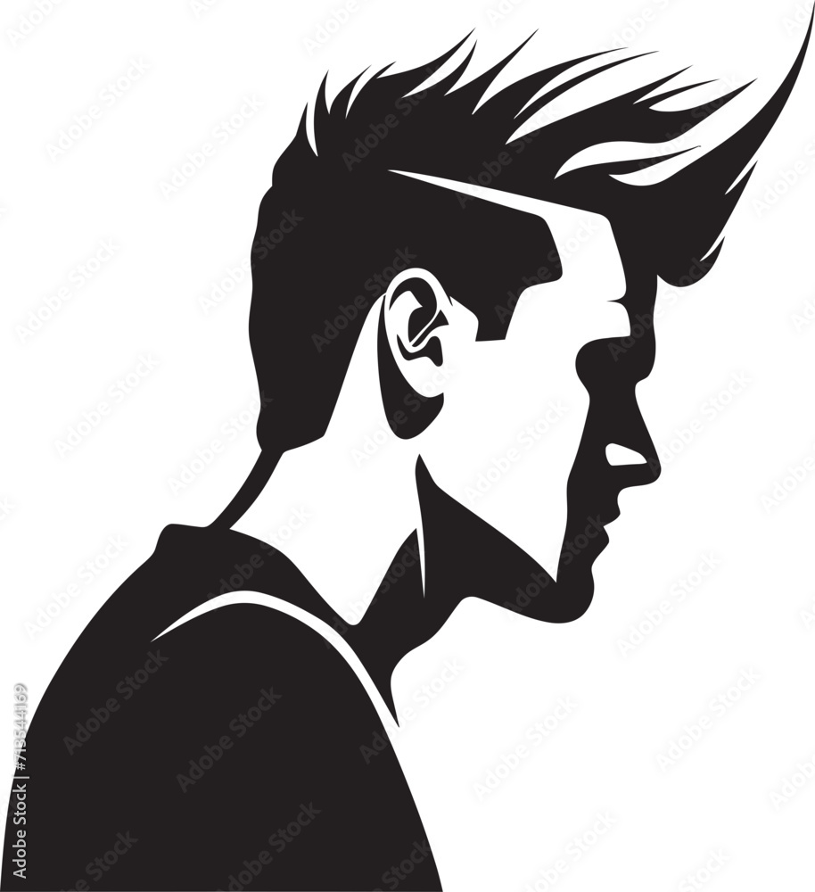 Despondent Dilemma Emblem of a Confused Figure Mindset Muddle Vector ...