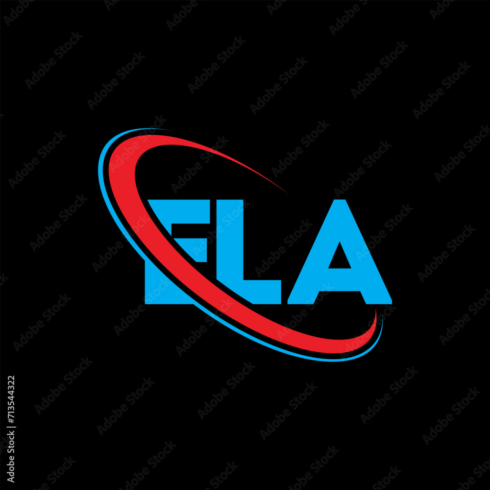 ELA logo. ELA letter. ELA letter logo design. Initials ELA logo linked ...