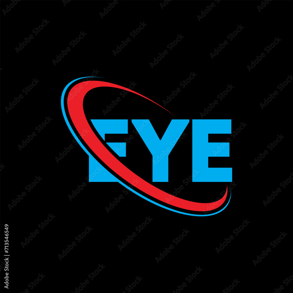 EYE logo. EYE letter. EYE letter logo design. Initials EYE logo linked ...