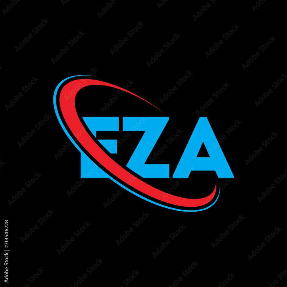 EZA logo. EZA letter. EZA letter logo design. Initials EZA logo linked ...