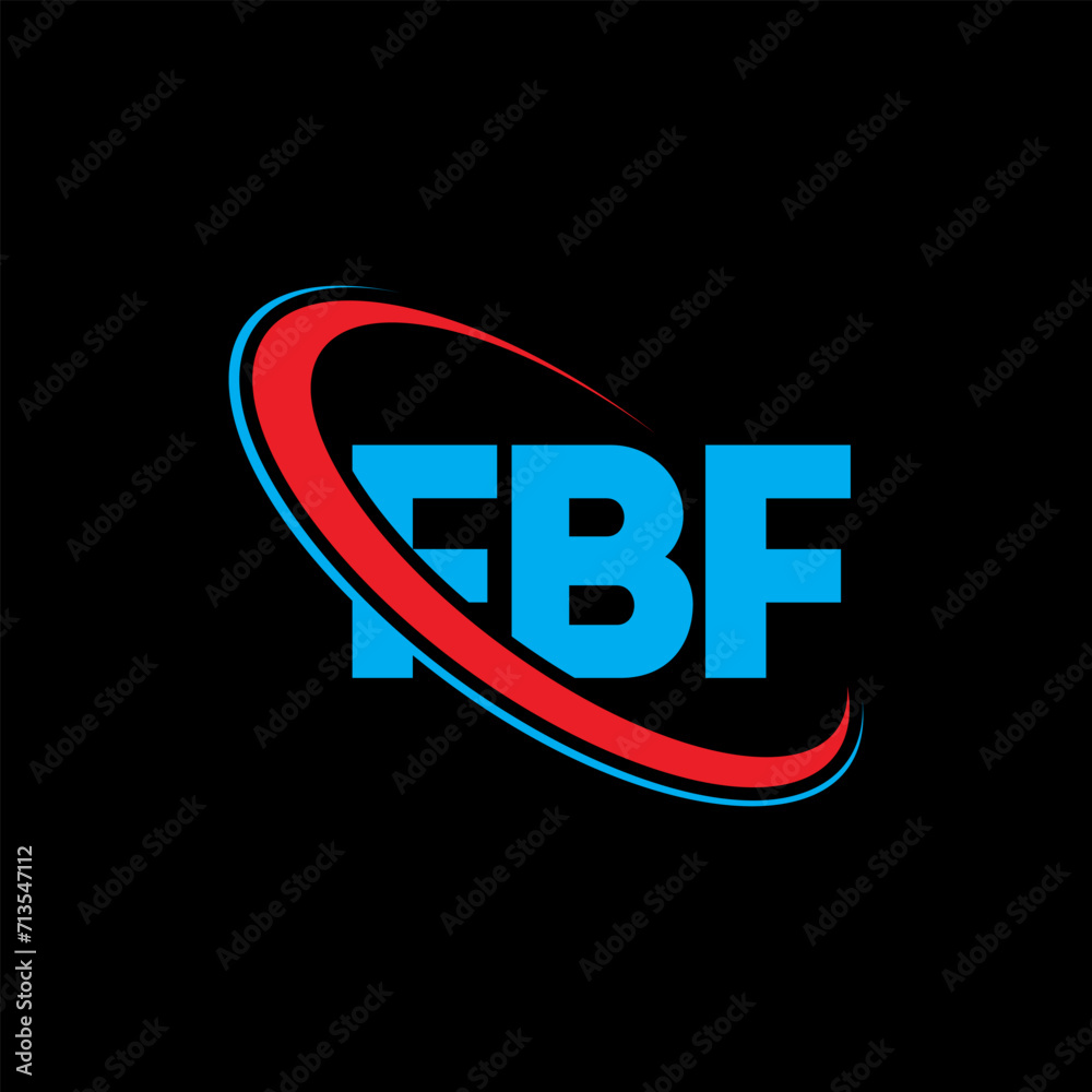FBF logo. FBF letter. FBF letter logo design. Intitials FBF logo linked ...