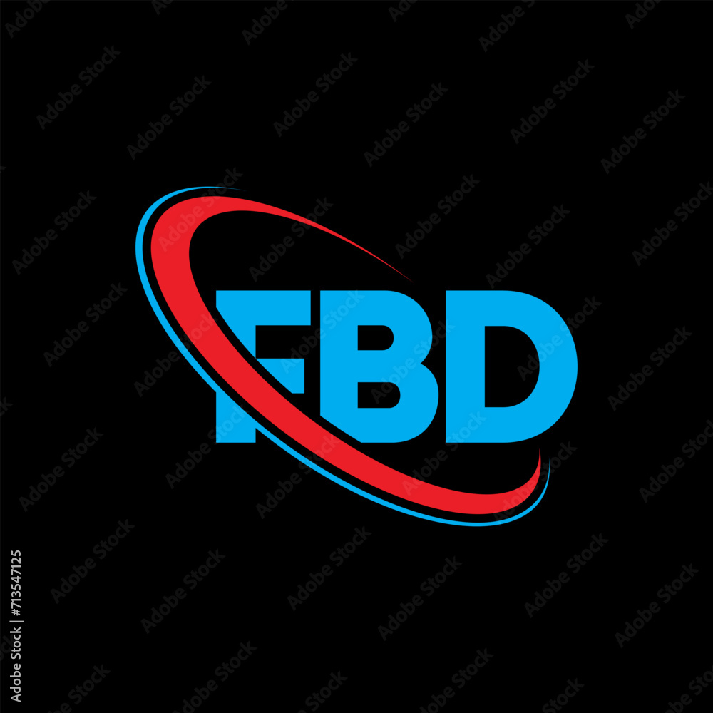 FBD logo. FBD letter. FBD letter logo design. Intitials FBD logo linked ...