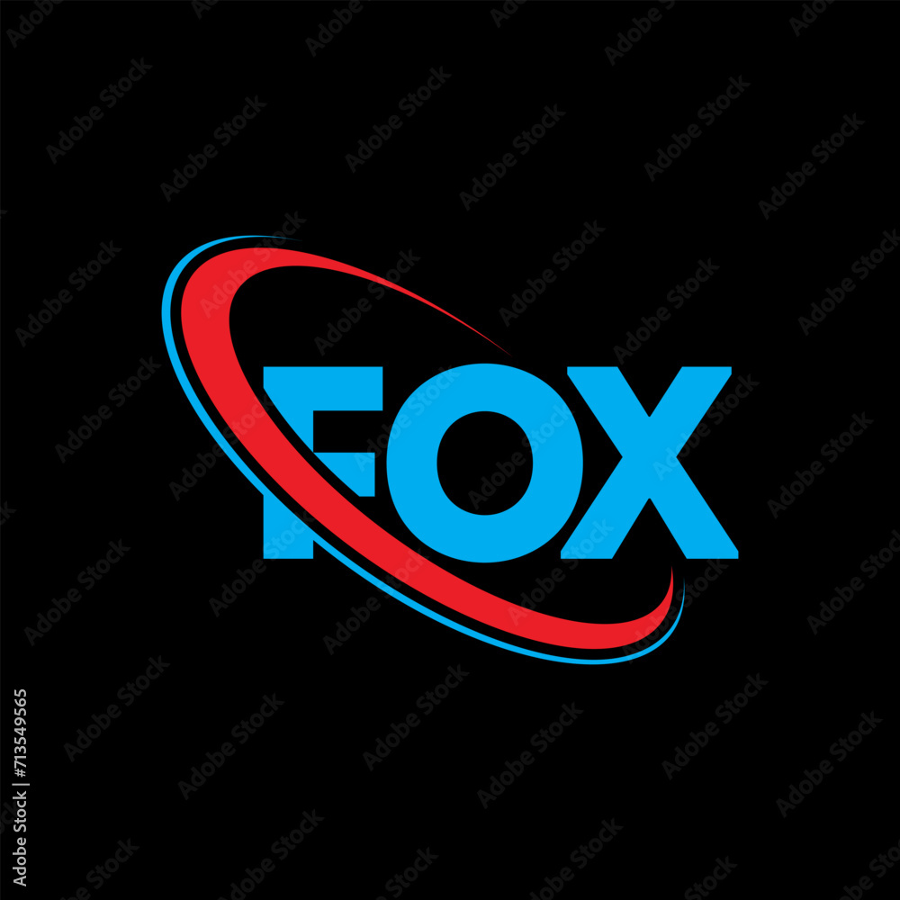 FOX logo. FOX letter. FOX letter logo design. Initials FOX logo linked ...