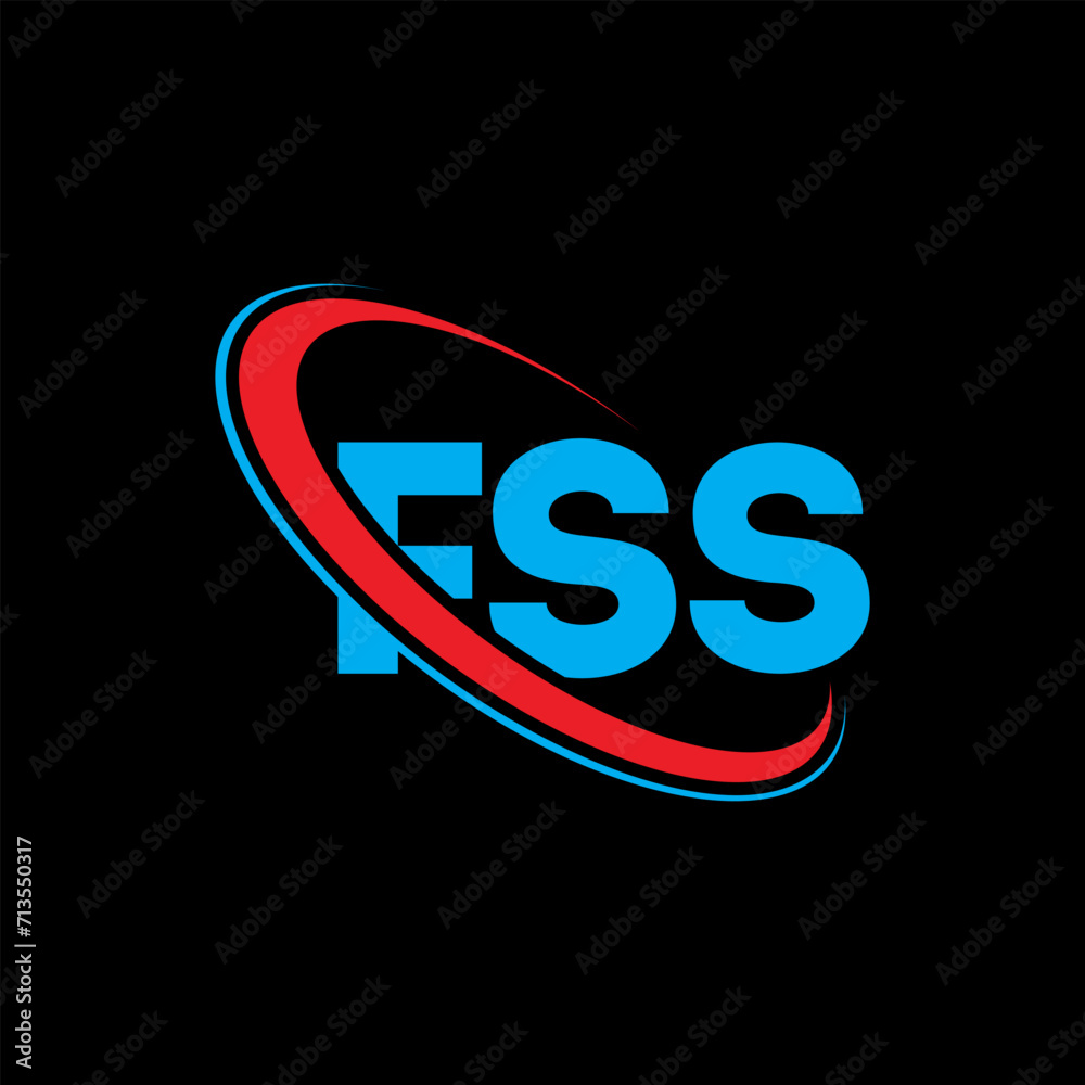 FSS logo. FSS letter. FSS letter logo design. Initials FSS logo linked ...