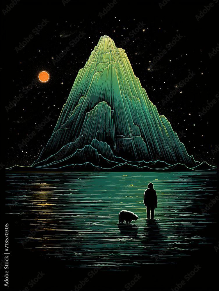 T-shirt design, pastel, collector, smile robot, Wes Anderson, david ...