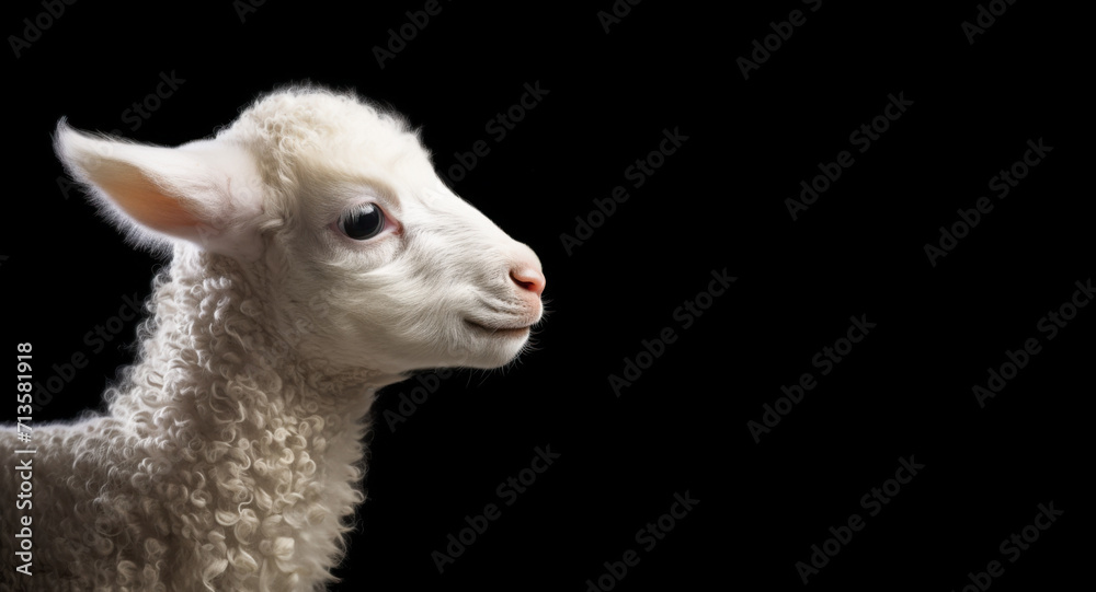 Little lamb. Sacred Innocence: A Divine Portrait of a White Lamb in ...