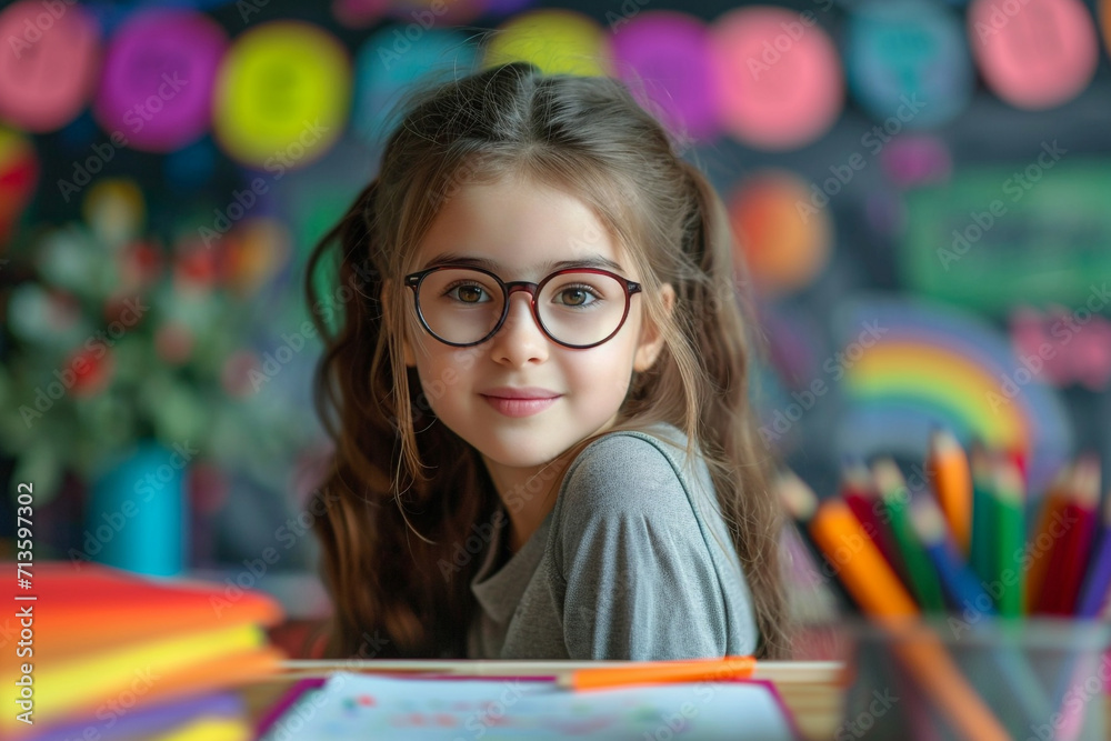 school children girl bboy study, happy pretty cute cool, glasses ...