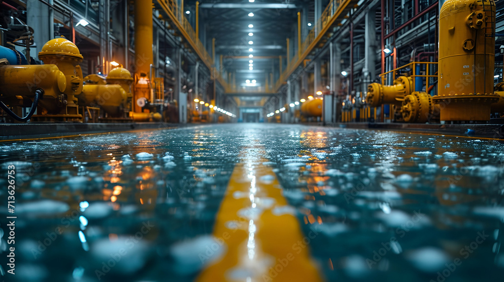 Predictiveops Ai Driven Efficiency In Manufacturing Stock Illustration