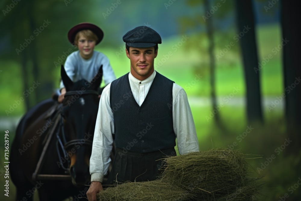 Portrayal of Amish people, traditional lifestyle, close bonds of ...