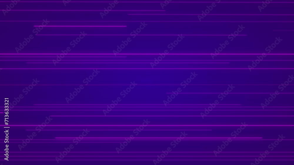 purple pink flowing lines new2D animation of glowing horizontal lines ...