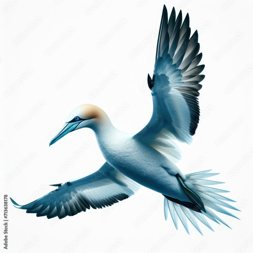 Sula nebouxii (Blue-footed booby), blue-footed booby bird, pájaro bobo ...