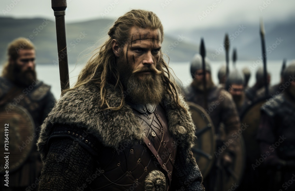 Viking warrior man, chronicles of viking warrior: saga of strength ...