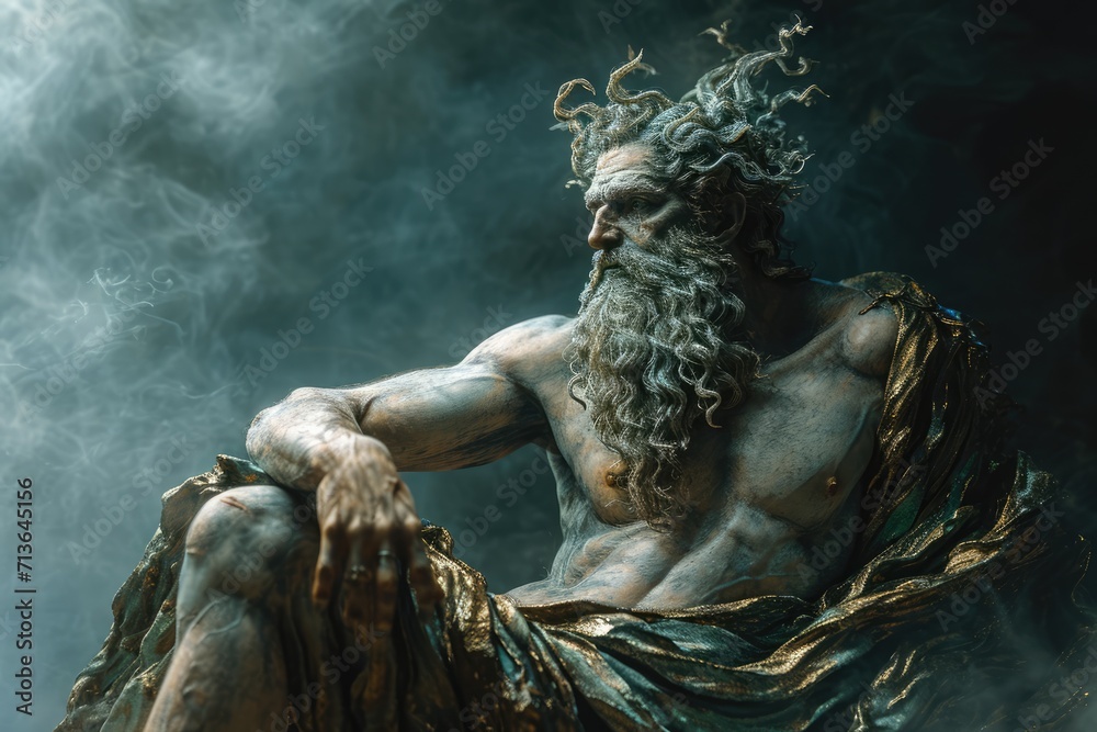 Lord of Shadows: A Cinematic Scene of Hades, the Greek God of the ...