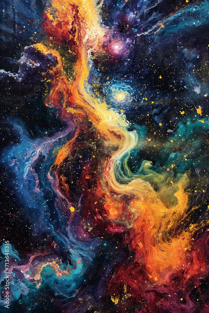 galaxy stars clouds sun twisted flux acids page oil interconnections ...