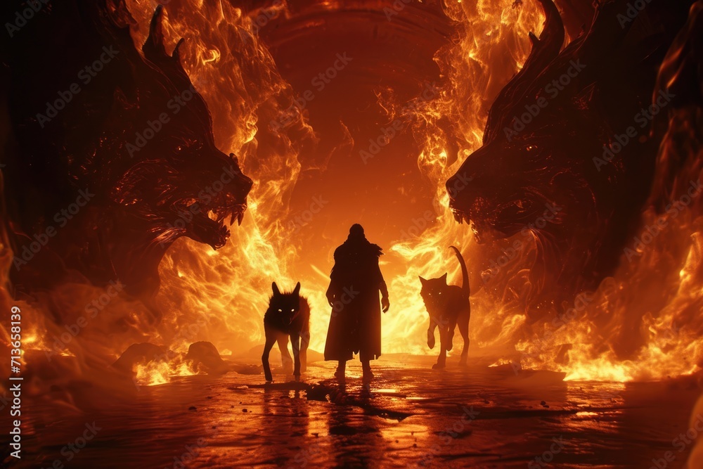 Lord of Shadows: A Cinematic Scene of Hades, the Greek God of the ...