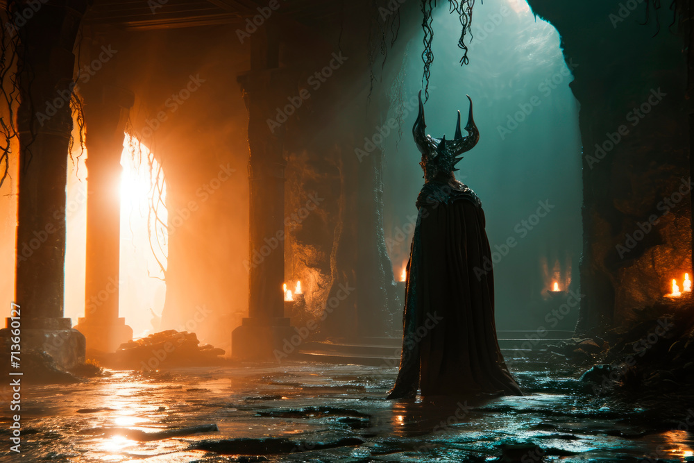 Lord of Shadows: A Cinematic Scene of Hades, the Greek God of the ...