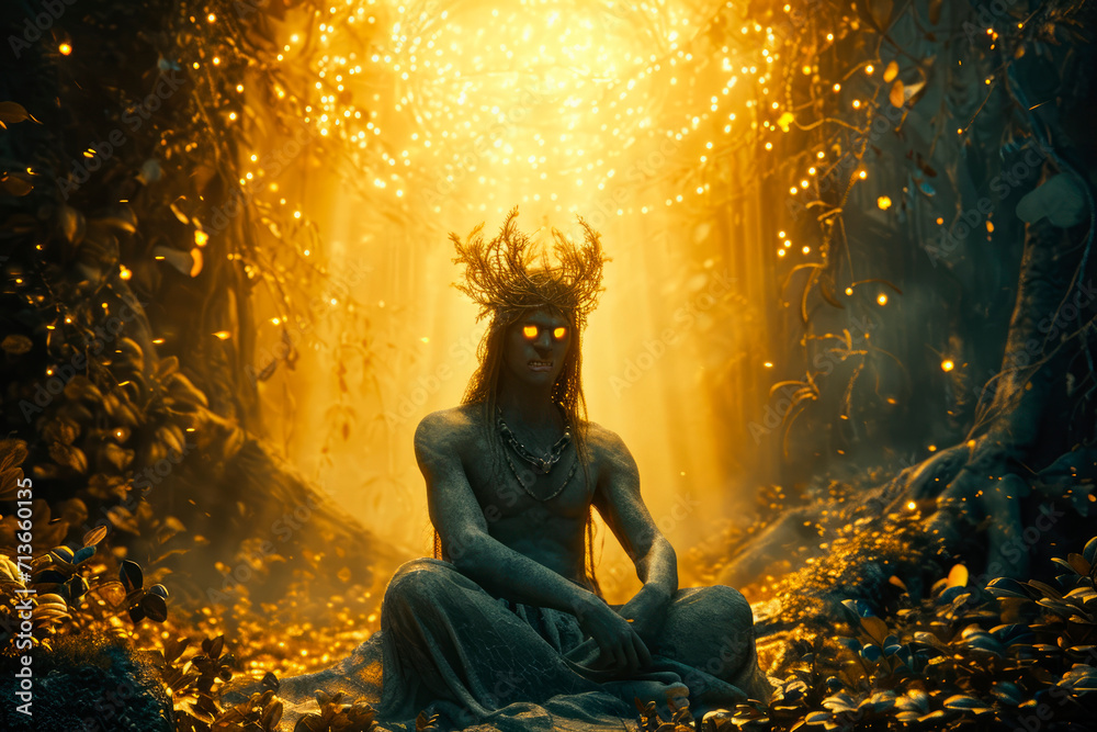 Lord of Shadows: A Cinematic Scene of Hades, the Greek God of the ...