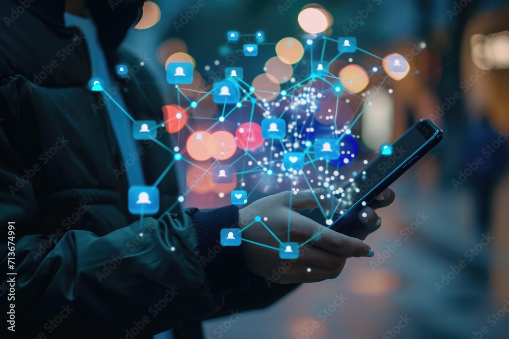 people getting information from social media network where they provide ...