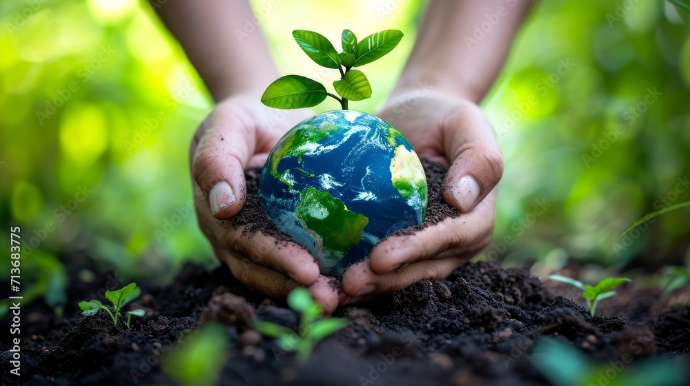 World environment day, Earth day. The global impact of individual ...