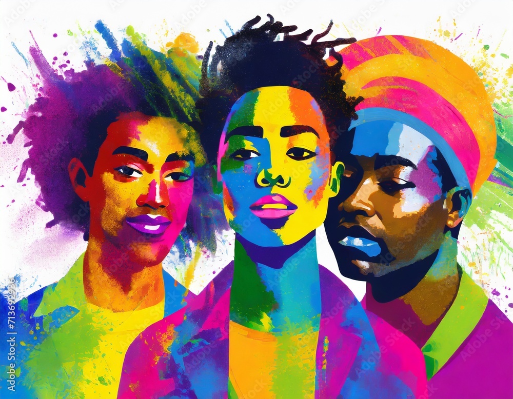 Diversidade em Harmonia: Celebração de Cores e Identidades. Harmony in ...