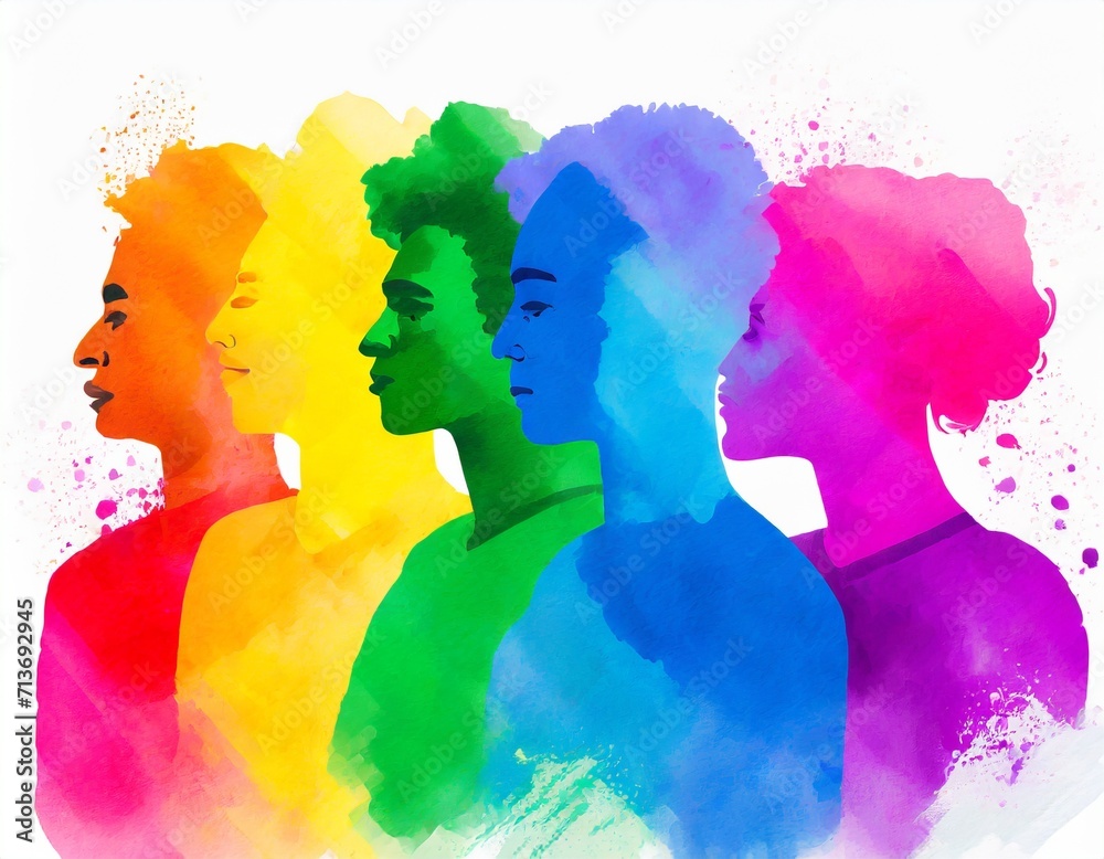 Diversidade em Harmonia: Celebração de Cores e Identidades. Harmony in ...