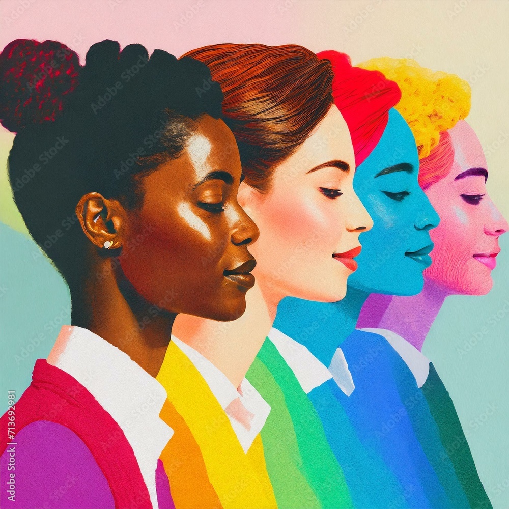 Diversidade em Harmonia: Celebração de Cores e Identidades. Harmony in ...