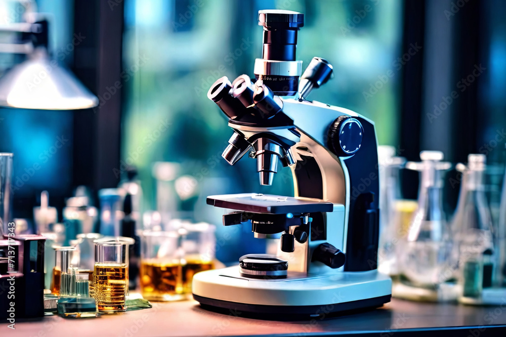 Exploring the microscopic world. A cutting-edge scientific microscope ...