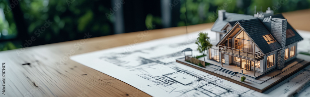Floor Plan of the building, Architectural Concept with Build up ...