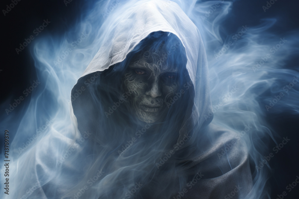 Culture and religion, states of mind, sci-fi and horror concept ...