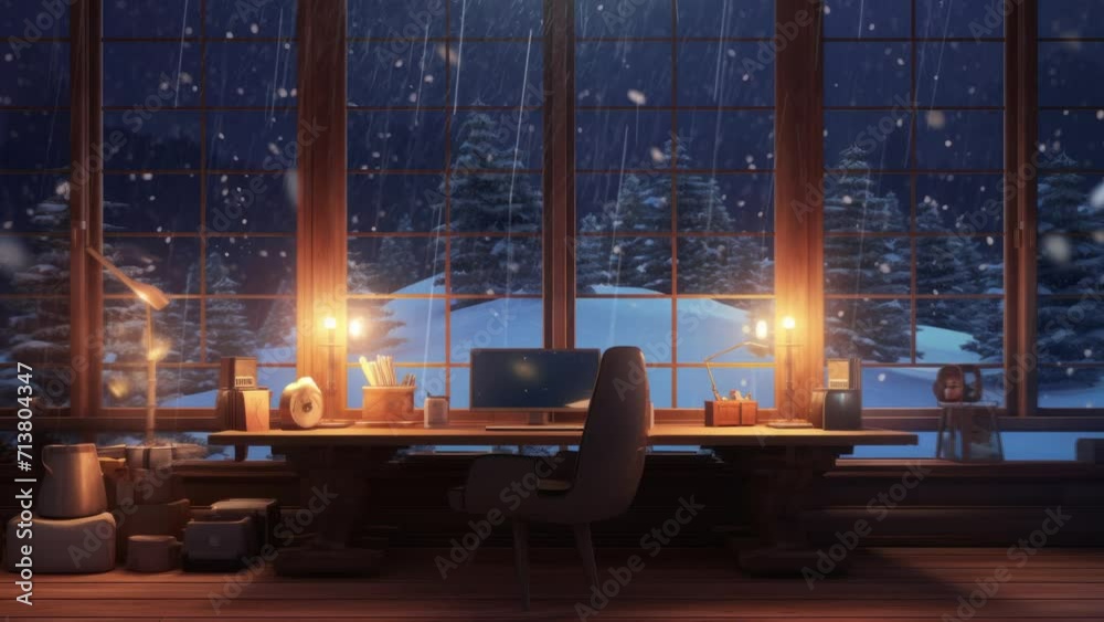 Luxury living room, animated virtual background, stream overlay loop ...