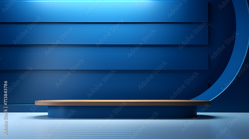 Podium, booth, stage, product background for displaying products, 3D ...