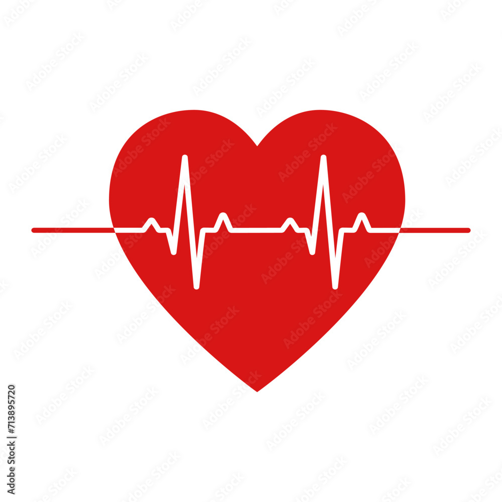 Heart cardiogram icon. Medical logo. Health medical symbol. Vector ...