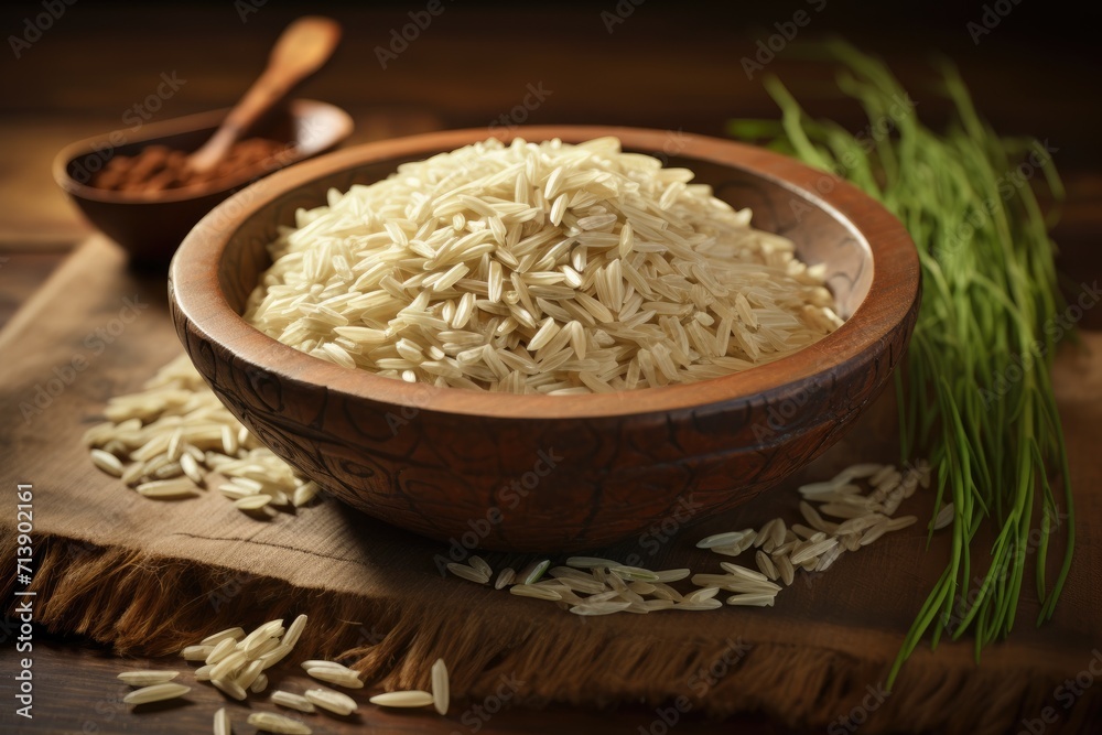 Super Kernel Basmati Rice long grain variety Stock Photo | Adobe Stock